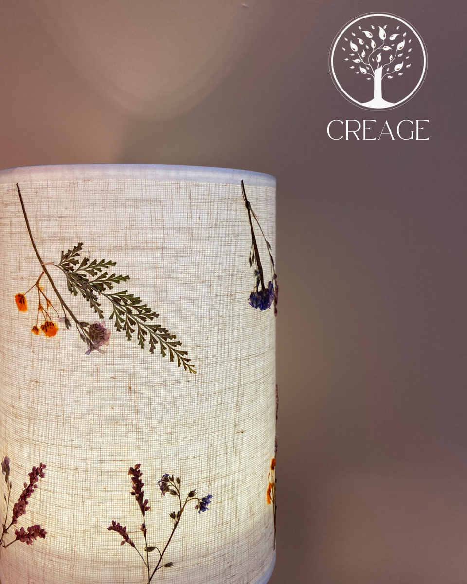 壓花枱燈丨Pressed Flowers Lamp Workshop – CreAge